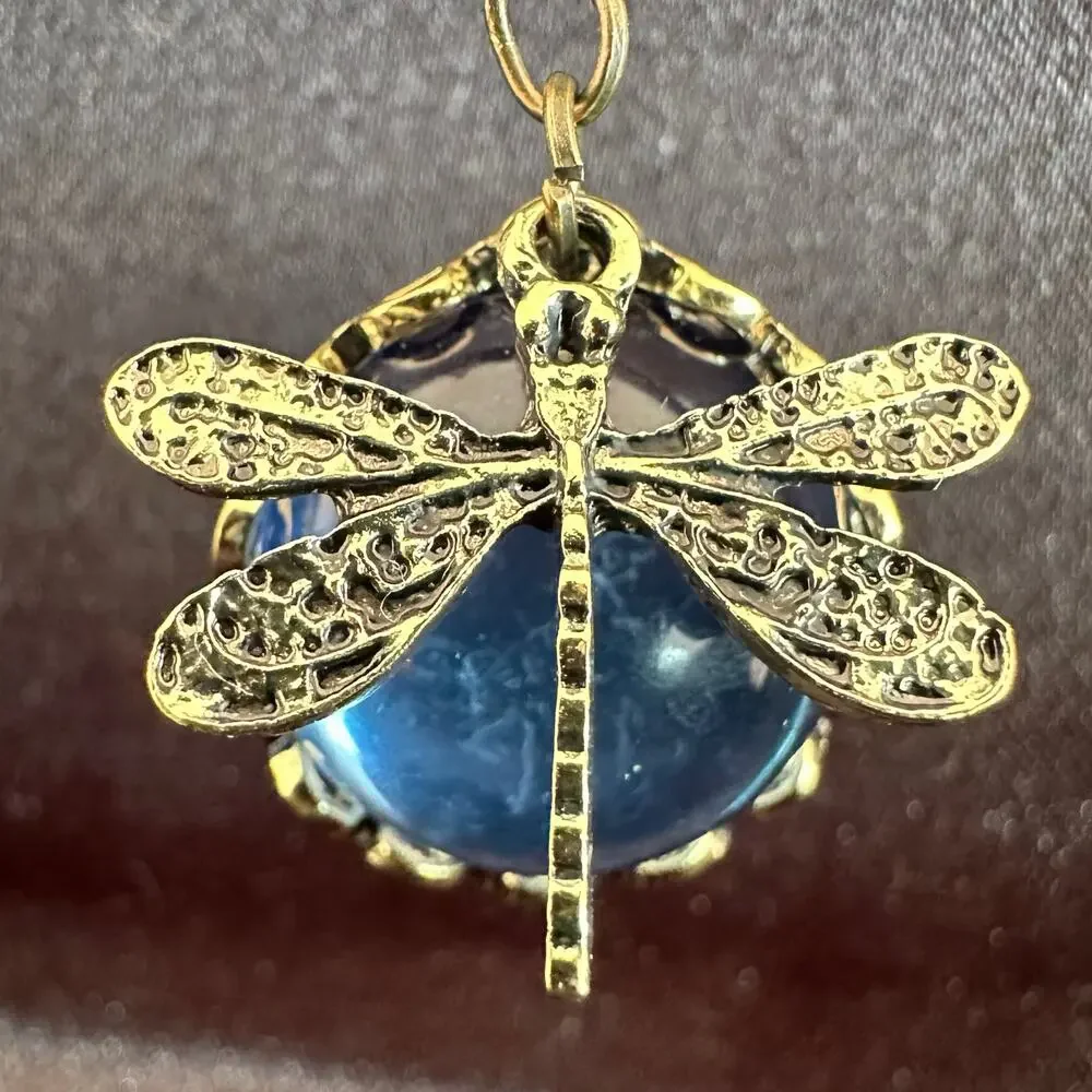 Dragonfly Gems | Jewelry | Dragonfly Droplet Golden Tone Earrings ...